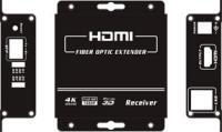 China KVM USB Keyboard Mouse HDMI Fiber Optic Transmitter And Receiver 1080P 24 Bit Color Depth for sale