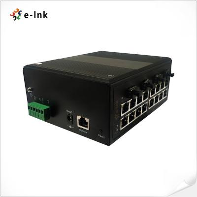 China Industrial 16-port 10/100/1000T 802.3at PoE + 4-port 100/1000X SFP Managed Ethernet Switch for sale