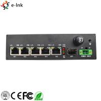 China 10-18VDC Input Industrial Ethernet POE Switch With 5 Ports Gigabit POE+ 1 SFP Port for sale