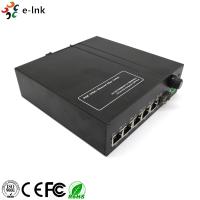China 5-port 10/100/1000BASE-T (4-port PoE+) + 1-port 1000BASE-FX SFP Industrial Solar Power PoE Switch with 12VDC power input for sale