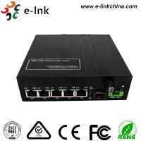 China 5-port 10/100/1000BASE-T (4-port PoE+) + 1-port 1000BASE-FX SFP Industrial Solar Power PoE Switch with 12VDC power input for sale