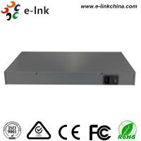 China SFP/RJ45 Managed Network Switch 24 Port 10/100/1000 Base-T 2 Port 1000 Base for sale
