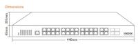 China Managed Industrial 24-port 10/100/1000T 802.3at PoE + 4-port TP/SFP Combo Ethernet Switch for sale