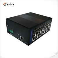 China Managed Industrial 16-port 10/100/1000BASE-T + 8-port 100/1000BASE-X SFP Ethernet Switch for sale
