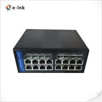 China Managed Industrial 16-port 10/100/1000BASE-T + 8-port 100/1000BASE-X SFP Ethernet Switch for sale