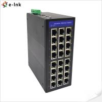 China Managed Industrial 16-port 10/100/1000T 802.3at PoE + 8-port 10/100/1000T Ethernet Switch for sale