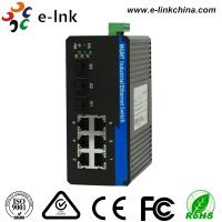 China 6 Port Managed Industrial Ethernet Media Converterr With 3 1000 Base -X SFP Ports for sale
