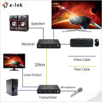 China 1Ch 1080P HDMI + 1Ch USB KVM + 1Ch RS232 + 1Ch Bidi Stereo Audio + 1Ch GPIO over Fiber Extender for sale