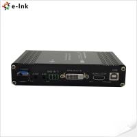 China DVI KVM Fiber Optic Extender 1080P USB RS232 Audio GPIO Long-Distance Transmission for sale
