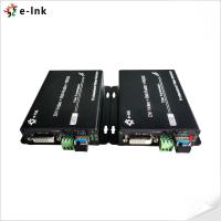 China DVI Fiber Optic Extender with RS232 and Bidirectional Audio for Long-Distance HD Transmission for sale