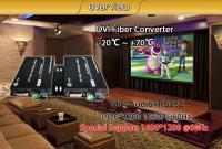 China DVI Fiber Optic Extender with RS232 and Bidirectional Audio for Long-Distance HD Transmission for sale