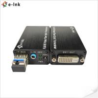 China Mini-type DVI Fiber Optic Extender with external stereo for sale