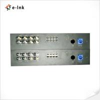 China 8-Port PoE Switch + 6-Ch Forward  2-Ch Return 3G-SDI Fiber Extender for sale