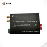 China 12G-SDI to Fiber Converter with Gigabit Ethernet and 2Ch Backward RS485 for sale