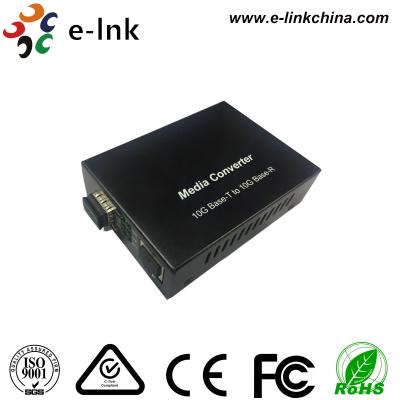 China 10G SFP + Ports Fiber Ethernet Media Converter not including SFP+ Modules for sale
