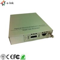 China 10G Fiber Ethernet Media Converter Standalone SFP+ To UTP 10G Small Portable Size Case for sale
