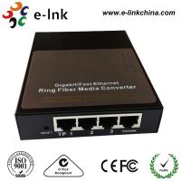 China Ring Type Fiber Optic Cable Ethernet Converter 3*10 /100M TP 2*100M FX Dual Fiber Multi Mode SC for sale
