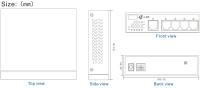 China Entry Level Fiber Ethernet Media Converter 4x10/100/1000 Base -T 1x1000 Base -FX Ethernet Switch for sale