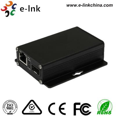 China Entry Level Fiber Optic Cable Ethernet Converter 10 / 100/1000 Base -TX To 1000 Base -FX for sale