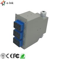 China Industrial DIN - Rail Fiber Patch Panel 24 Ports Harsh Environment Application for sale