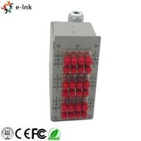 China Splice Distributor Ethernet Patch Panel DIN-Rail Mounting Options PG Gland Strain Relief for sale