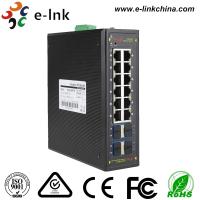 China Managed Ring Protocol Industrial Ethernet POE Switch 8 Port 10/100/1000 BASE -T for sale