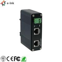 China Aluminum Case Passive Power Over Ethernet Injector 10/100M 12VDC 2A 24W Power Input for sale