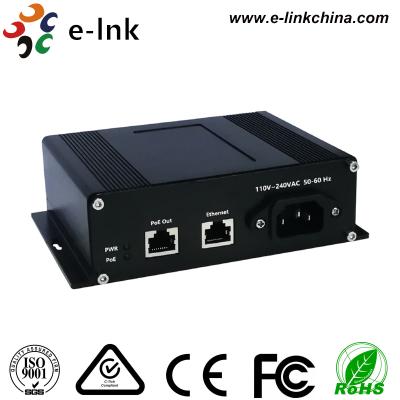China Gigabit Power Over Ethernet Converter Support 10/100/1000 Base -TX With AC Power Input for sale