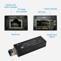 China Super Small 3W 10/100/1000Base-T to 100/1000BASE-X SFP Ethernet Media Converter for sale