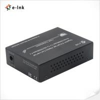 China 10/100/1000Base-T To 100/1000Base-F Gigabit Fiber Optic Cable Ethernet Media Converter Single Core MM for sale