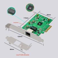China PCIe x4 Single-port RJ45 10G Ethernet Network Adapter for Windows, Linux, Ubuntu for sale