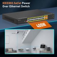 China Managed Rack mount 24-Port 10/100/1000T + 4-Port 1000X SFP Ethernet Switch for sale