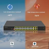 China Managed Rack mount 24-Port 10/100/1000T + 4-Port 1000X SFP Ethernet Switch for sale