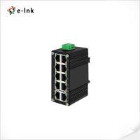 China Micro Industrial 8-Port 10/100/1000T 802.3at PoE + 2-Port 10/100/1000T Compact Ethernet Switch for sale