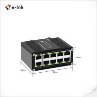 China Micro Industrial 8-Port 10/100/1000T 802.3at PoE + 2-Port 10/100/1000T Compact Ethernet Switch for sale