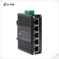 China Industrial 5 Port Gigabit PoE Switch 802.3at 120W Budget Wide Temperature Range for sale