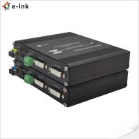 China 1Ch 1080P Bidi DVI + 1Ch Bidi RS232 + 1Ch Bidi Stereo Audio  + GPIO over Fiber Extender for sale
