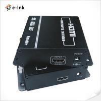 China HDMI Fiber Optic Extender 4K 60km Transmission HDCP 1.2 Compliant Plug Play for sale
