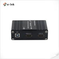 China Micro 4K 60Hz UHD HDMI USB over Fiber Optic Extender Multimode Fiber, LC, 300 meters for sale