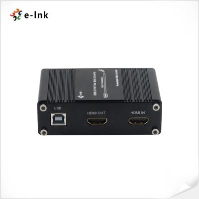 China Micro 4K 60Hz UHD HDMI USB over Fiber Optic Extender Multimode Fiber, LC, 300 meters for sale