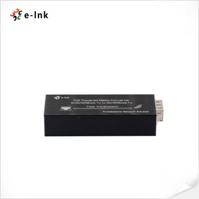 China PoE Powered Media Converter Gigabit Ethernet SFP Fiber Ultra Compact Design for sale