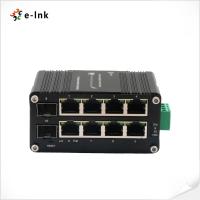 China Web Managed Industrial Switch 8 Port PoE+ 30W per Port Wide Temperature Range for sale