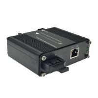 China Micro Industrial  PoE+ Media Converter between 10/100/1000BASE-T and 1000BASE-X Fiber for sale