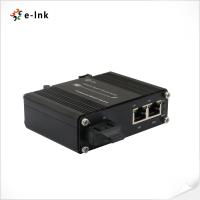 China Mini Industrial 2-Port 10/100Base-TX to 100Base-FX DIN-Rail & Wall-mount Media Converter for sale