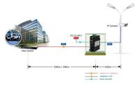 China Mini Industrial 2 x RJ45 1 x SC 1000Base-X DIN-Rail / Wall-mount Media Converter for sale