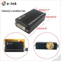China Compact Design DVI Over Fiber Optic Extender with 1920×1200@60Hz Support for sale