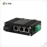 China Mini Industrial three 10/100/1000BASE-T Copper Ports and one 1000BASE-X SC Fiber Port Gigabit Ethernet Switch for sale