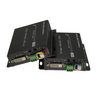 China DVI Fiber Extender with External Audio and GPIO Signal Support for sale