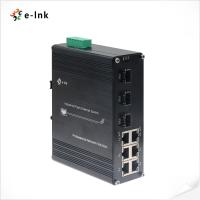 China Industrial 6 TP Ports and 3 Fiber Ports DIN-Rail Mounting SFP, SC, FC, ST Optional Ethernet Switch for sale