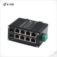 China Micro Managed Industrial Network Switch with 8 Ports 10/100/1000Base-TX + 2 Port 100/1000Base-X SFP for sale